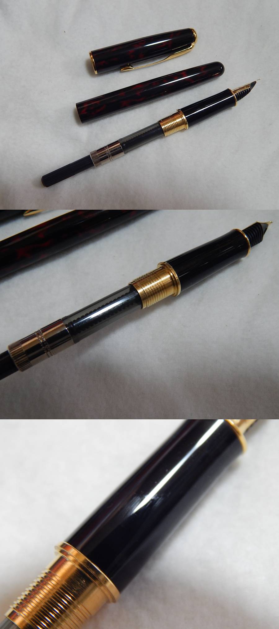 パーカー・ソネット・レッドブラウン・まだら・ペン先18K・750・未使用｜代購幫