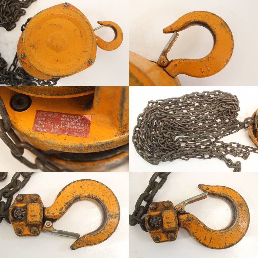 日本代購代標第一品牌【樂淘letao】－KITO キトー 手動 チェーンブロック 1t 荷吊り 荷揚げ CF4-386 1-E133/1/160