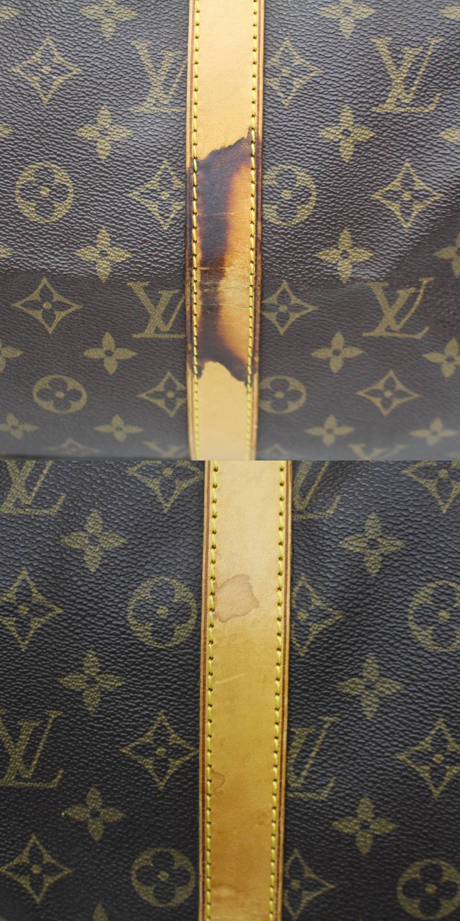 日本代購代標第一品牌【樂淘letao】－354)【1円スタート♪】LOUIS VUITTON ルイヴィトン モノグラム M41428 キーポル45 ハンドバッグ ボストンバッグ 旅行