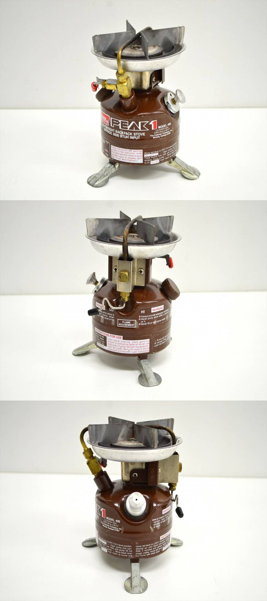 日本代購代標第一品牌【樂淘letao】－KM633 現状品 Coleman コールマン PEAK1 model 400 stove シングルバーナー ストーブ 1980年10月製 動作未確認 ...