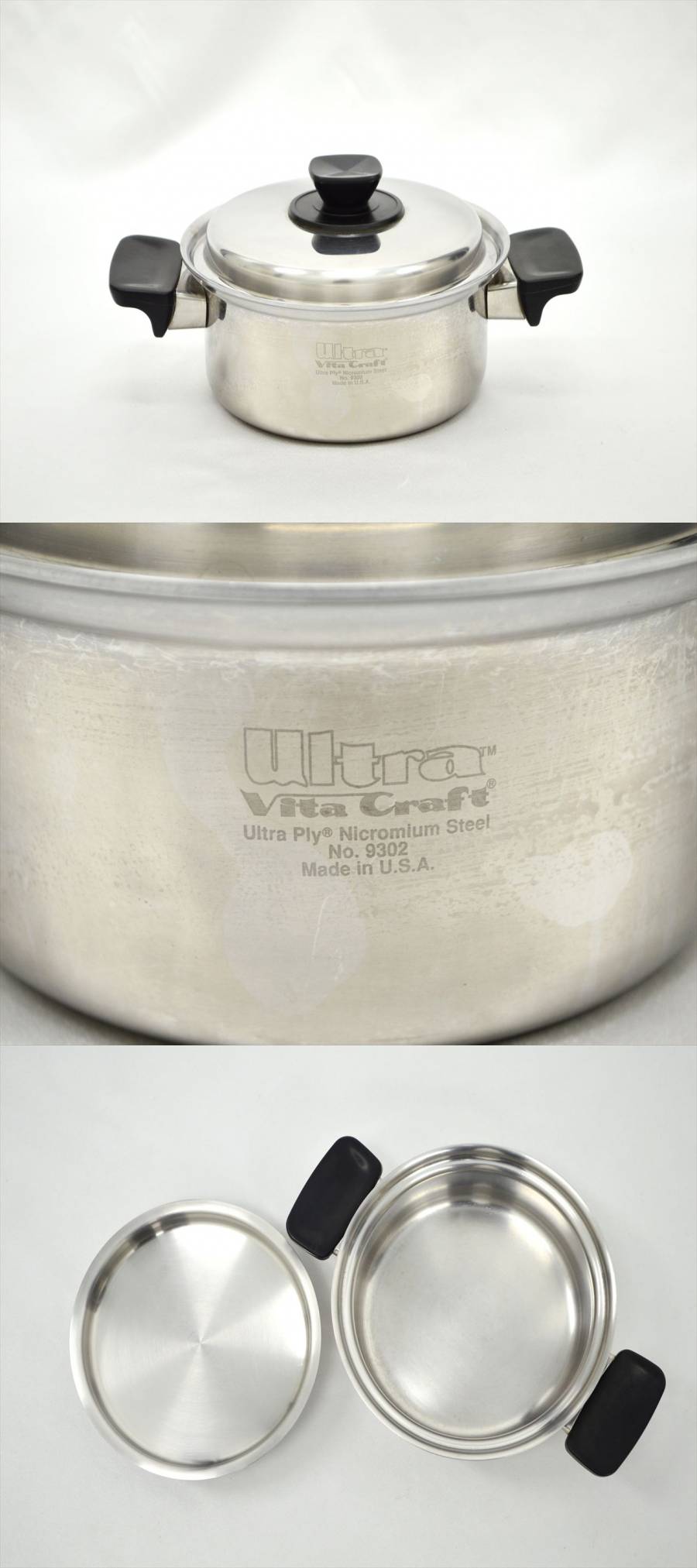 【樂淘letao】日本代購代標第一品牌－KM671 中古品 Vita Craft ビタクラフト ウルトラ 両手鍋 No.9302 1.9L 調理器具