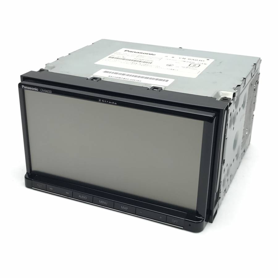日本代購代標第一品牌【樂淘letao】－動作OK 良品♪ ストラーダ CN-RA03D 美優Navi 地デジ4X4 Bluetooth CD録音 USB 最新2023年地図 純正アンテナ付 売り切り♪