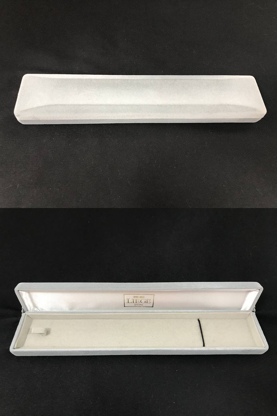 日本代購代標第一品牌【樂淘letao】－☆中古☆本真珠 パール ネックレス 約1.9mm～約2.7mm 約40.5cm 留め具 K18 刻印 ケース付き