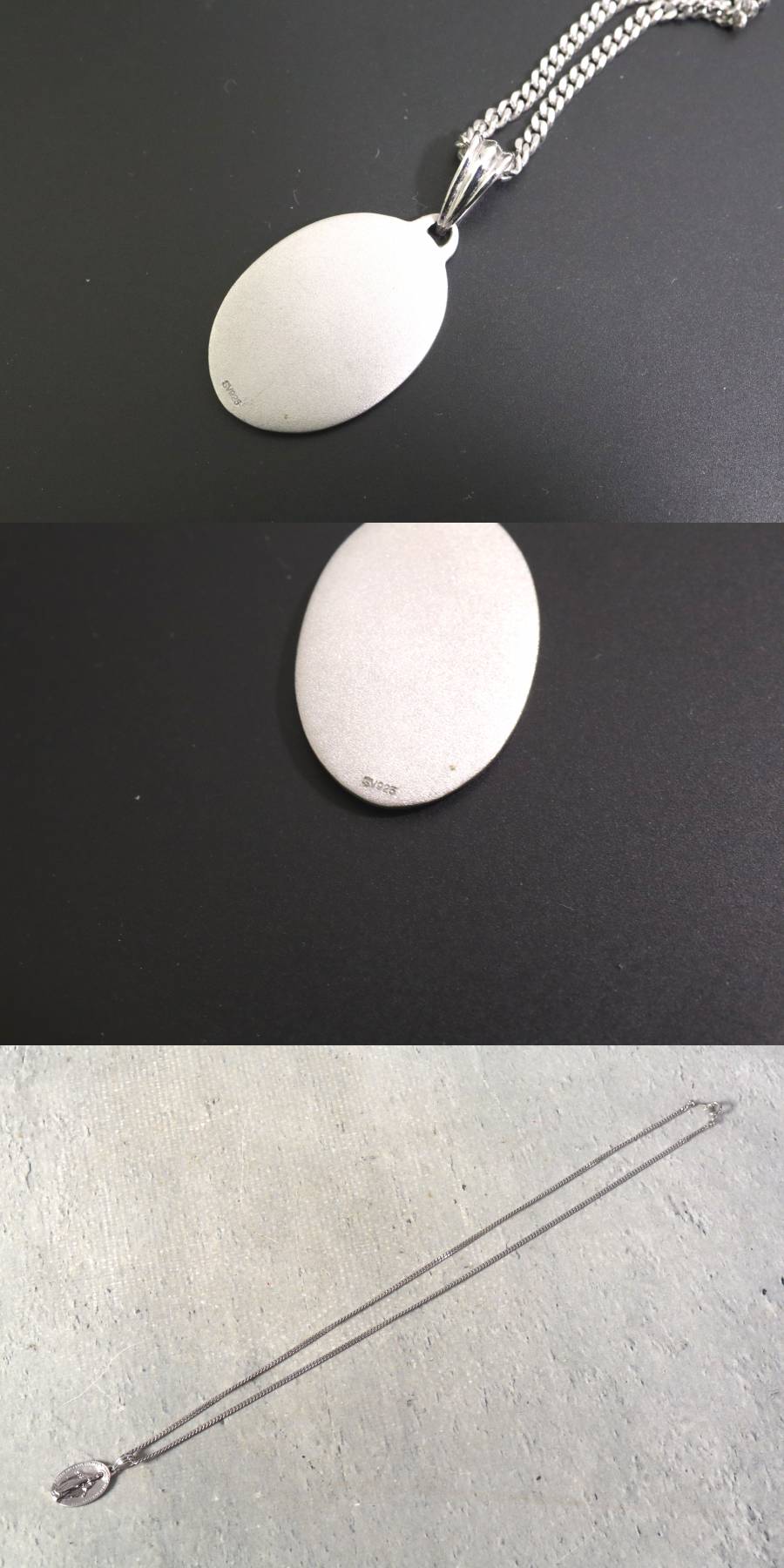 日本代購代標第一品牌【樂淘letao】－コイン マリア ペンダント シルバー 925 silver SV925 チェーン ネックレス 首周り:約48cm アクセサリー メダイ 聖母