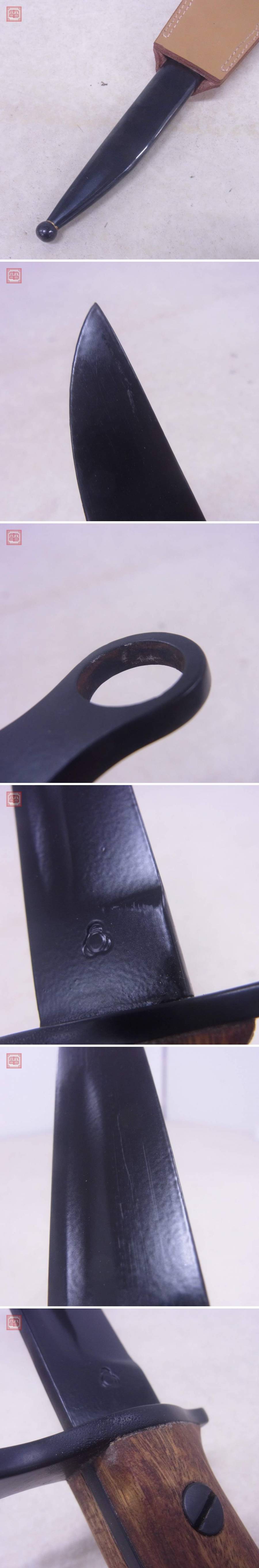 日本代購代標第一品牌【樂淘letao】－WINDLASS ウィンドラス 二式銃剣 皮剣差鉄鞘付 WWII 日本軍 ダミー バヨネット 銃剣 レプリカ【10